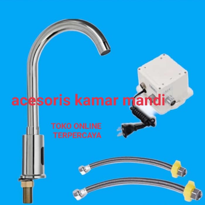 Jual kran sink tanam sensor/kran cuci piring sensor meja dingin ...