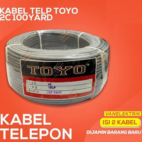 Jual ENA951 Kabel Telepon 2C / PVC 2 pair isi 100 yard kabel telpon 2 C ...