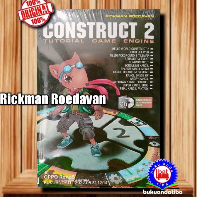 Jual Buku Construct 2 Tutorial Game Engine +Cd | Shopee Indonesia