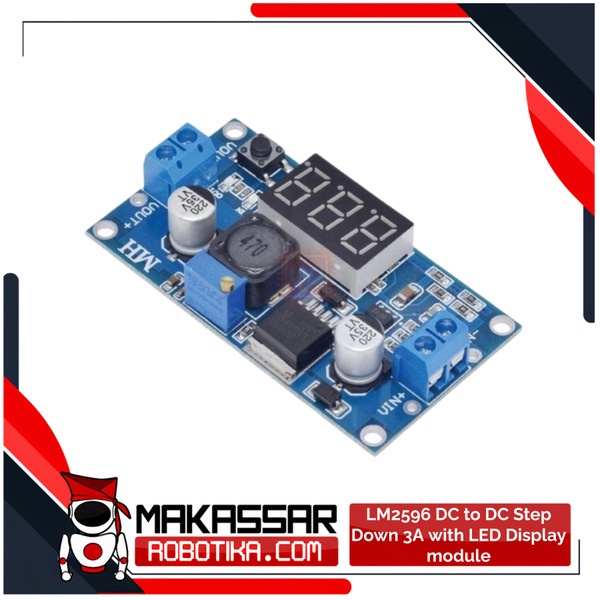 Jual LM2596 DC to DC Step Down 3A with LED Display module | Shopee Indonesia
