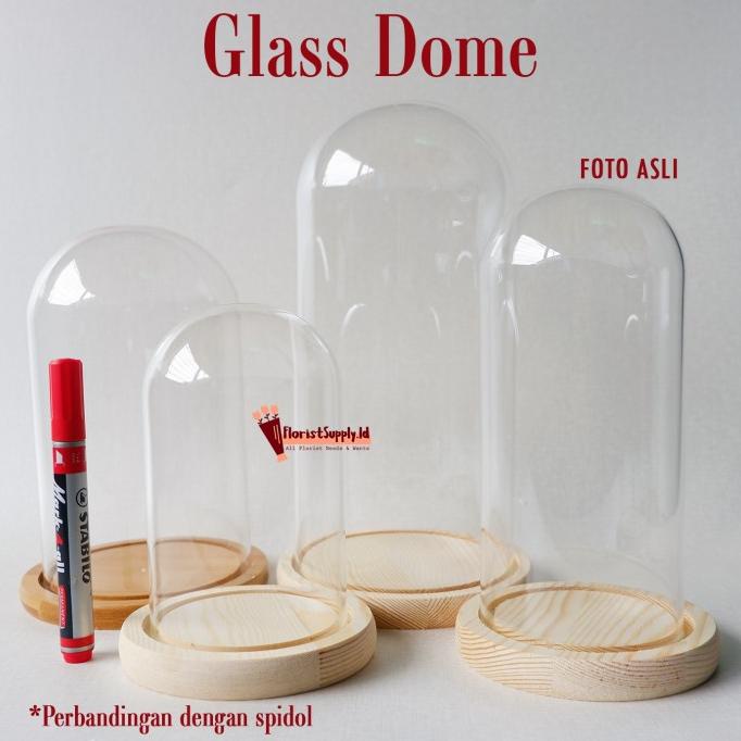 Jual Glass Dome Classic / Flower Dome / Kubah Kaca Import | Shopee ...
