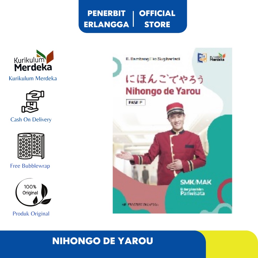 Jual NIHONGO DE YAROU: BHS JEPANG U/ SMK -ERLANGGA | Shopee Indonesia
