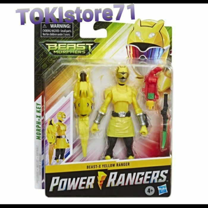 Jual PROMO!!! POWER RANGERS BEAST MORPHERS BEAST-X YELLOW RANGER 6 ...