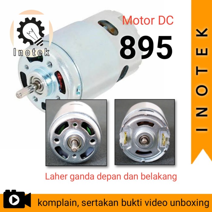 Jual Best Seller Motor Dc 895 Double Ball Bearing 368 Watt | Shopee ...
