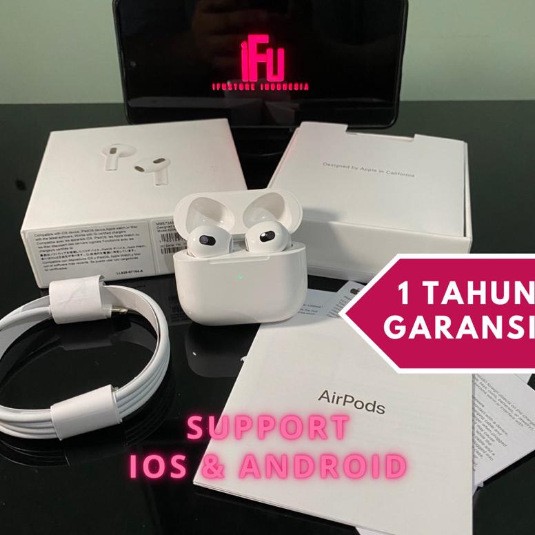 Jual Free Ongkir Earphone Airpods Gen 3 Wireless Charging Serial