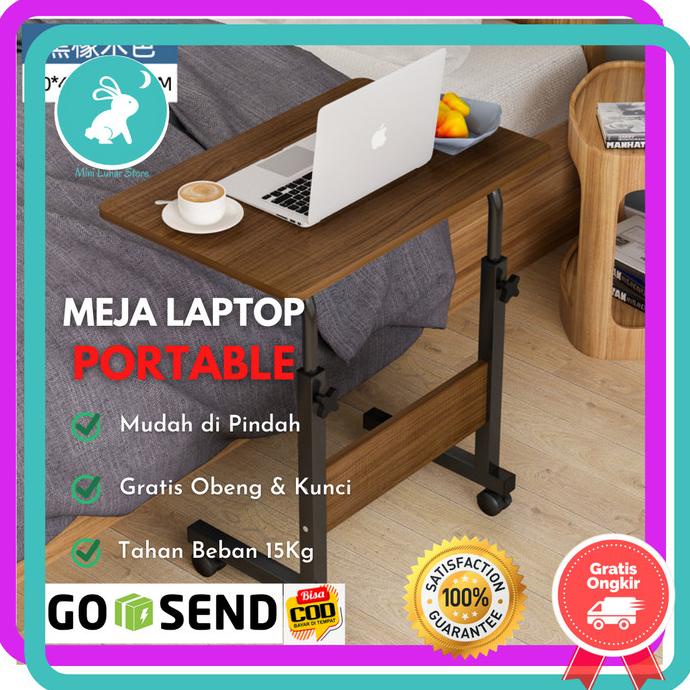 Jual Meja Laptop Roda / Meja Laptop Lipat Portable Standing Desk ...