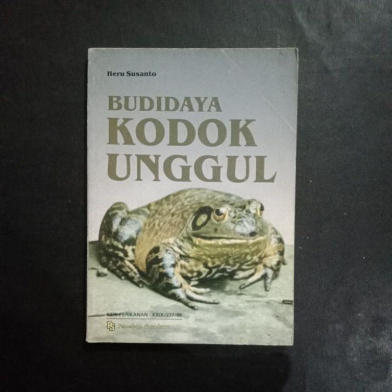 Jual Budidaya Kodok Unggul - Heru Susanto | Shopee Indonesia