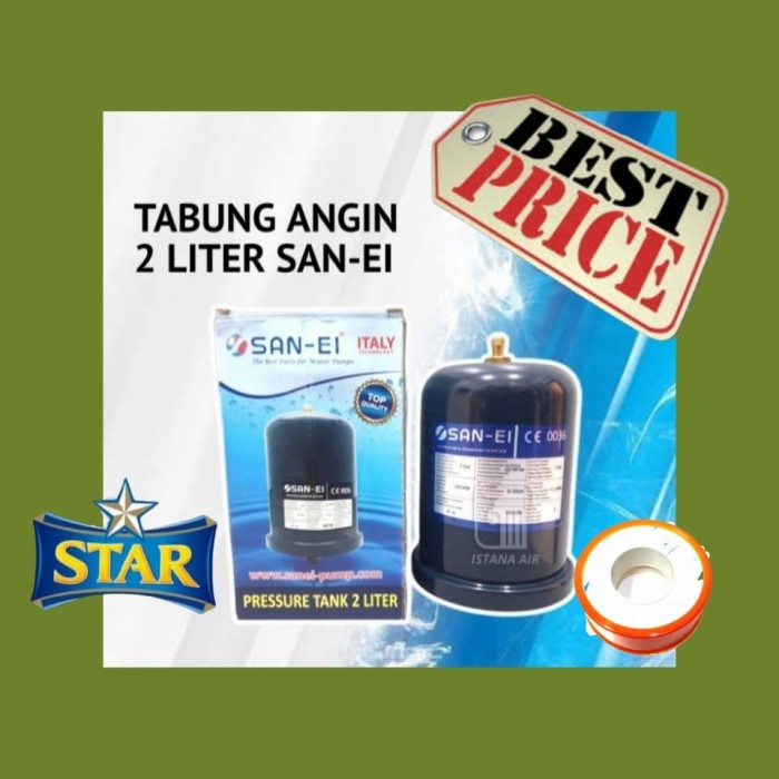 Jual Tangki san ei pressure tank 2l tabung angin pompa air 2 liter jp ...