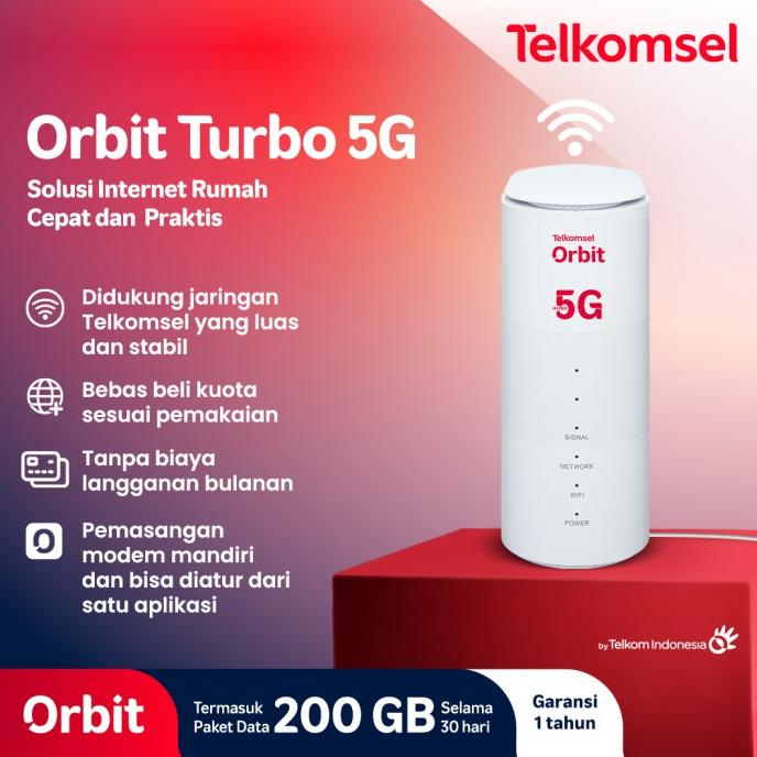 Jual Telkomsel Orbit Turbo 5G WiFi High Speed Bonus Data | Shopee Indonesia