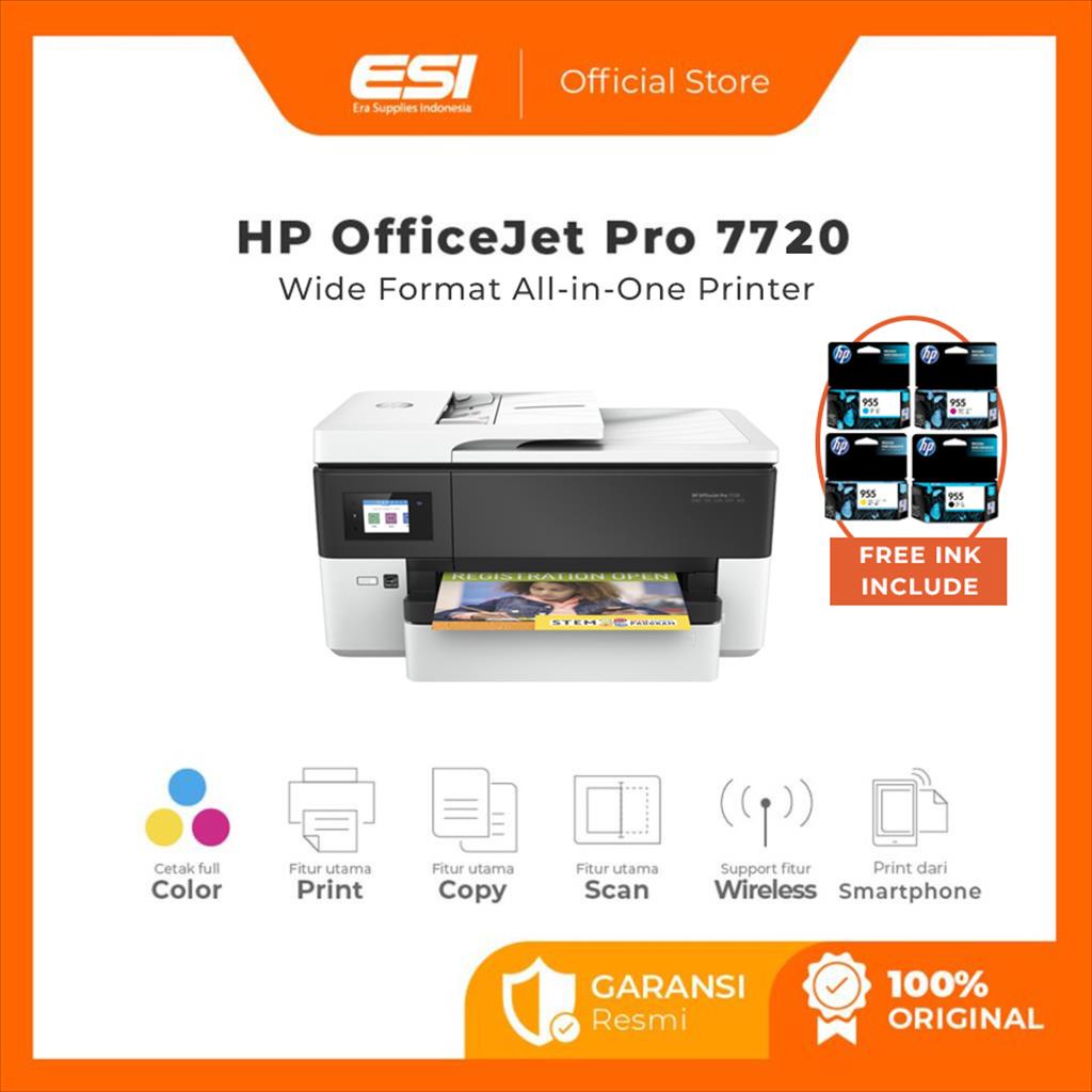 Jual HP OfficeJet Pro 7720 Wide Format All-in-One Printer (Y0S18A ...