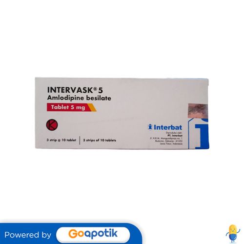 Jual INTERVASK 5 MG BOX 30 TABLET | Shopee Indonesia