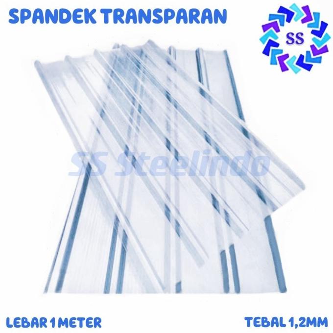 Jual ATAP SPANDEX / SPANDEK CLEAR / BENING / TRANSPARAN 1 MM (3M 4M 5M ...