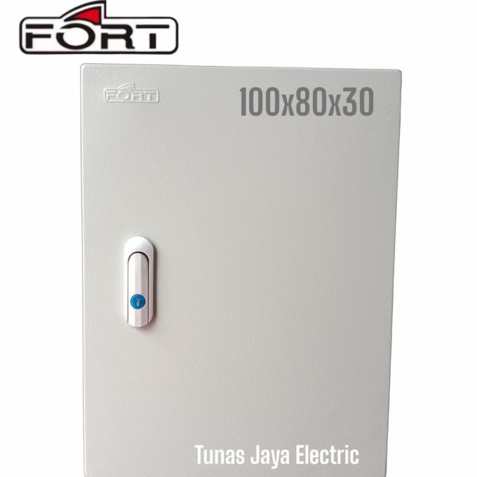Jual Box Panel Metal 100x80x30 INDOOR IP55 FORT (PREMIUM) | Shopee ...