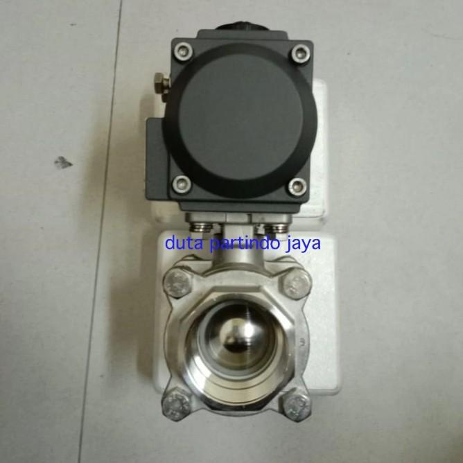Jual Ball Valve Pneumatic Actuator Stainless Drat 3/4" Inch Double Acting | Shopee Indonesia