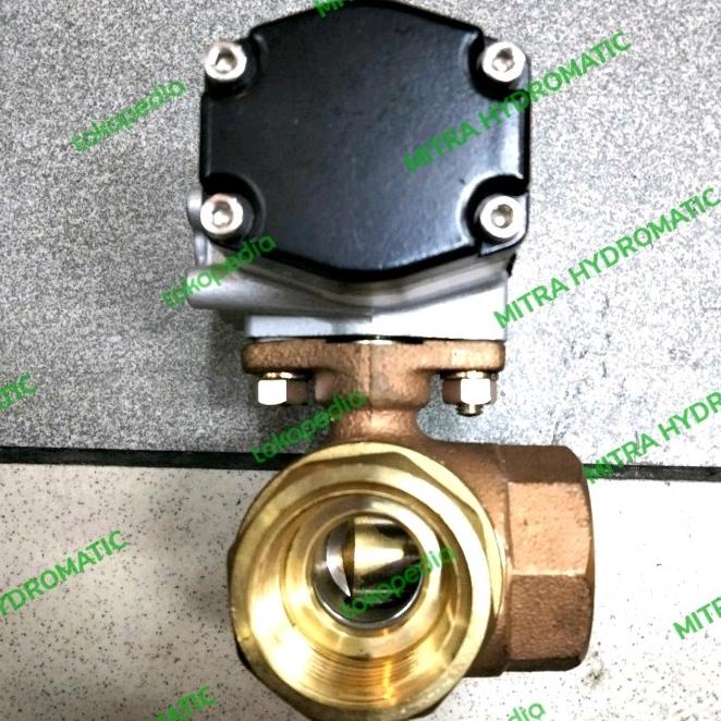 Jual Kitz Type; C-1 Actuator Ball Valve 1 Inch 3Way Pneumatic | Shopee ...