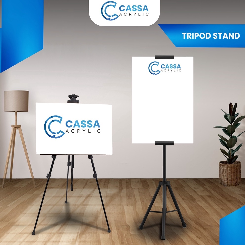 Jual Harga Spesial!.. 【CASSA】TRIPOD BANNER / STAND FRAME DISPLAY ...