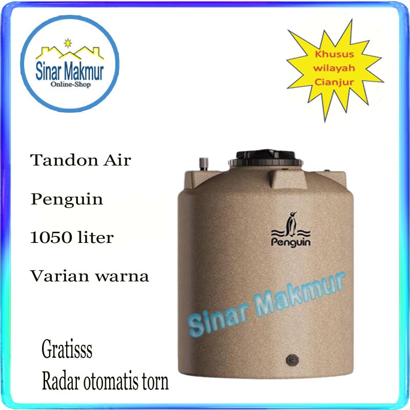 Jual Torn Toren Tandon Tangki Air 1000 Liter (PENGUIN) | Shopee Indonesia