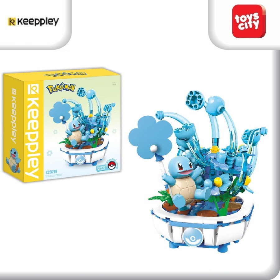 Jual Keeppley X Pokemon Squirtle Bonsai Building Blocks Sets Mainan ...