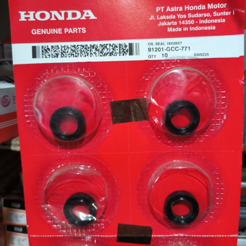 Jual Seal Magnet 16x26x7 BEAT CARBU, BEAT FI, SPACY (91201-GCC-771 ...