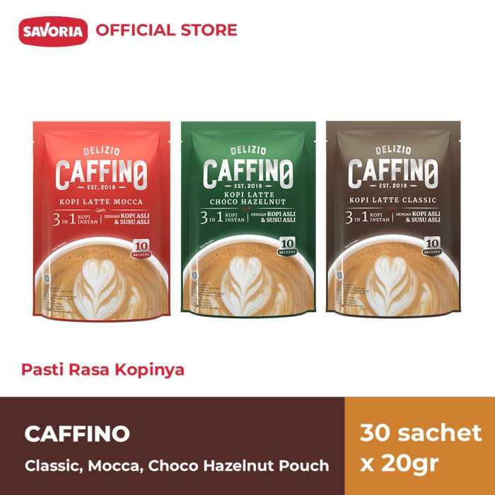 Jual Caffino All Variant Pouch 30 Sachet x 20g | Shopee Indonesia