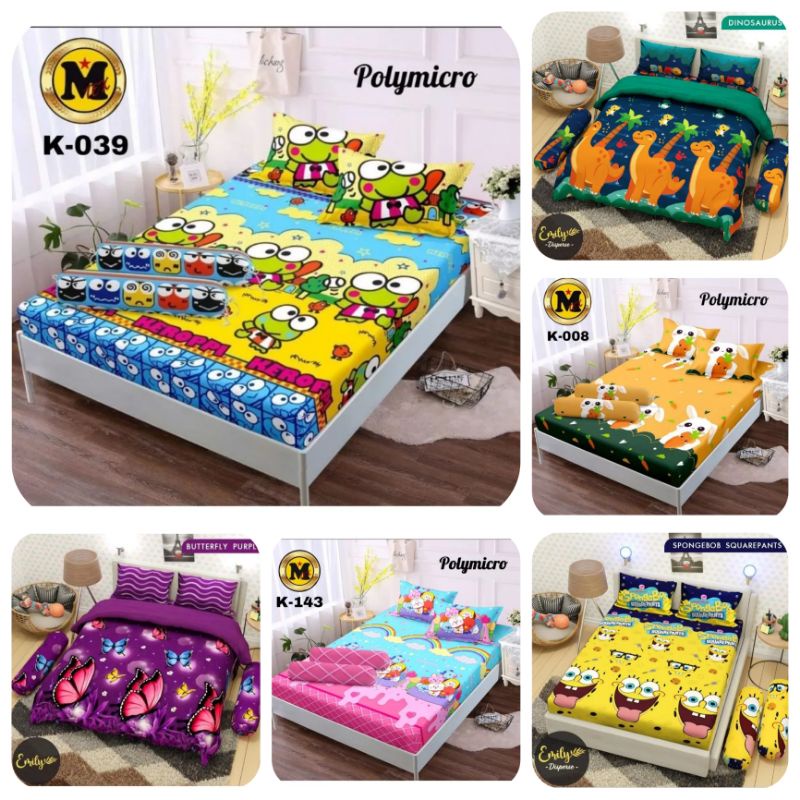 Jual SPREI KARAKTER . Sprei Homemade motif karakter motif kartun anak ...