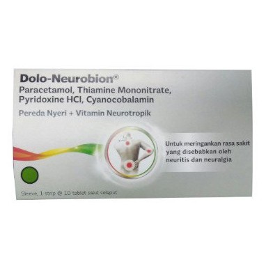 Jual Obat Pereda Nyeri dan Vitamin Saraf Dolo Neurobion 10 Tablet ...