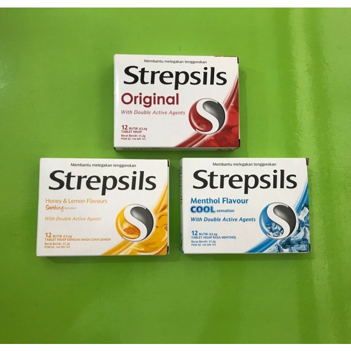 Jual Permen Hisap Pereda sakit Tenggorokan Strepsil 6 Tablet - original ...
