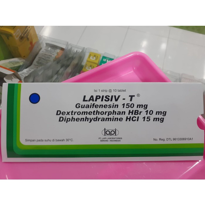 Jual Obat Batuk Lapisiv Tablet 10s | Shopee Indonesia