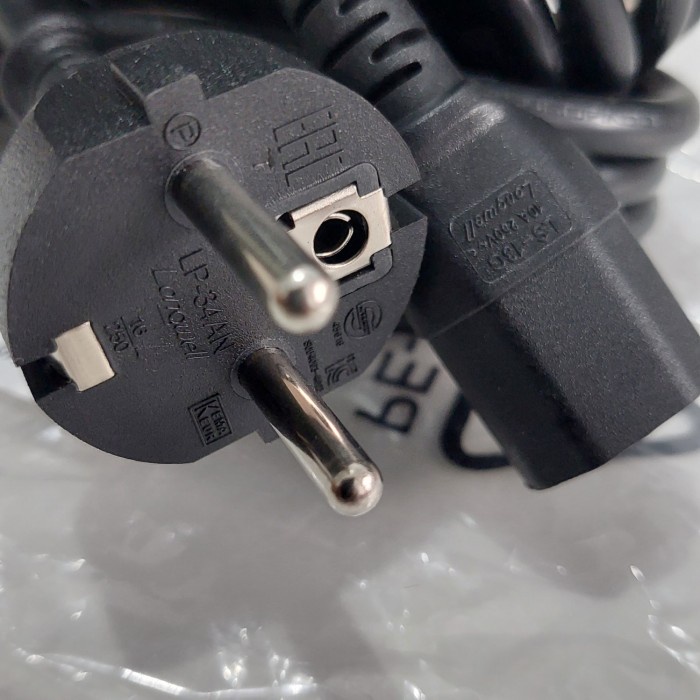 Jual Dell Kabel Power Pc Cpu Ups Euro C13 1.8M 3X0.75Mm2 10A 250V ...