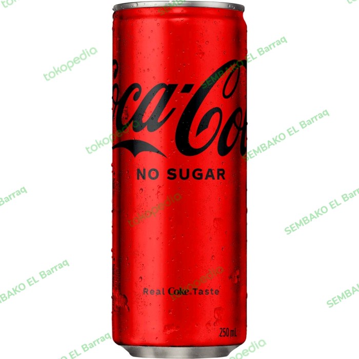 Jual Coca Cola Zero Sugar / Coke Zero 250Ml Kaleng Harga 1 Carton ...