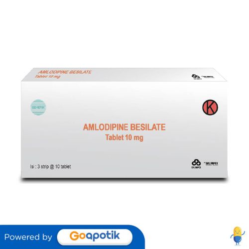 Jual AMLODIPINE BESILATE ERLIMPEX 10 MG BOX 30 TABLET | Shopee Indonesia