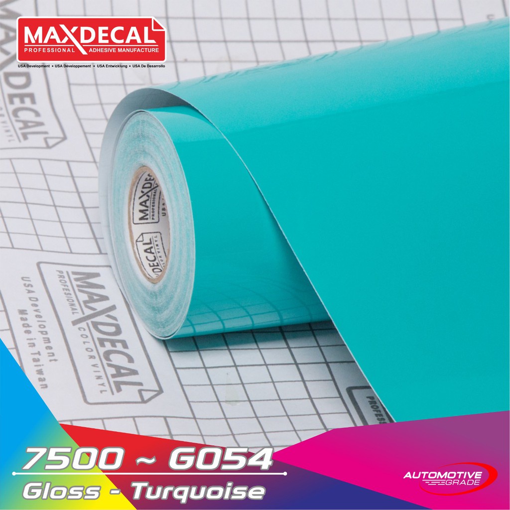 Jual Maxdecal 7500 G054 / M054, Warna Turquoise (Tosca/Toska Hijau ...