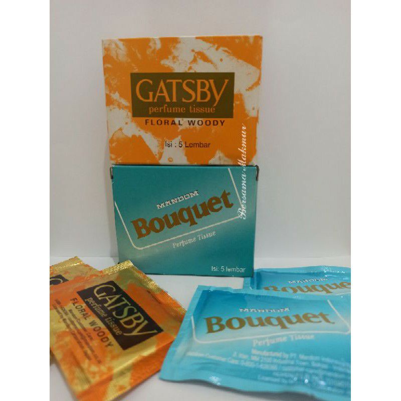 Jual Mandom Bouquet Perfume Tissue / Gatsby Perfume Tissue (Isi 5 ...