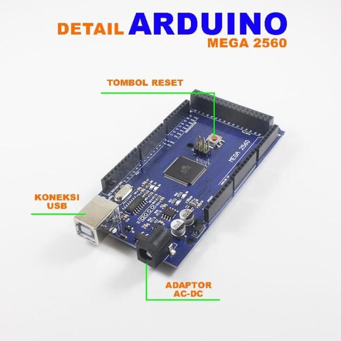 Jual Eelic Aro-Mega2560 Mix1 Arduino Mega 2560 Kapasitas Program Terbesar + | Shopee Indonesia