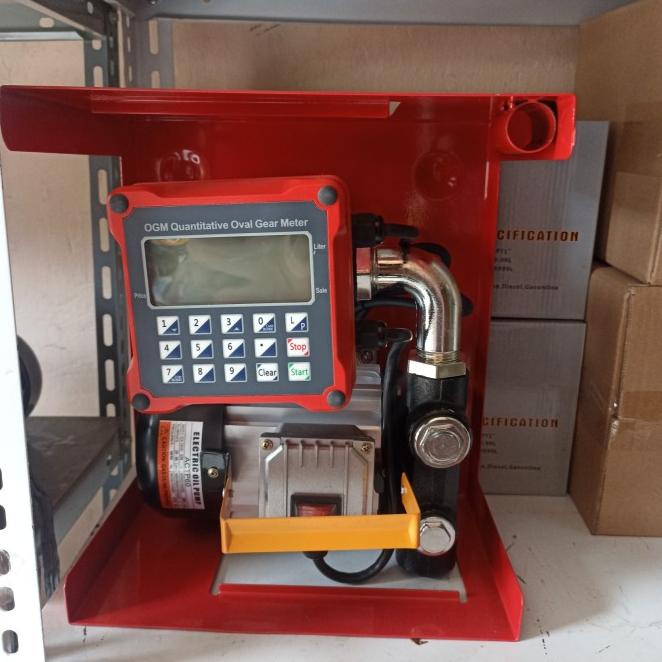Jual Pompa Transfer Bbm Flowmeter Digital Fuel Pump Dispenser Solar ...
