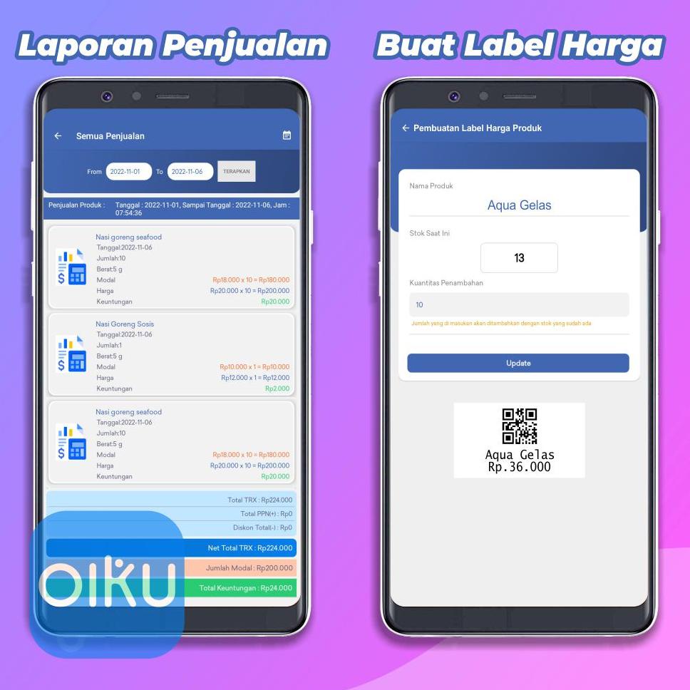 Jual ASE457 Oiku Kasir Platinum Pro Lengkap dengan Pergudangan Inventory Serta Penjualan Grosir ...