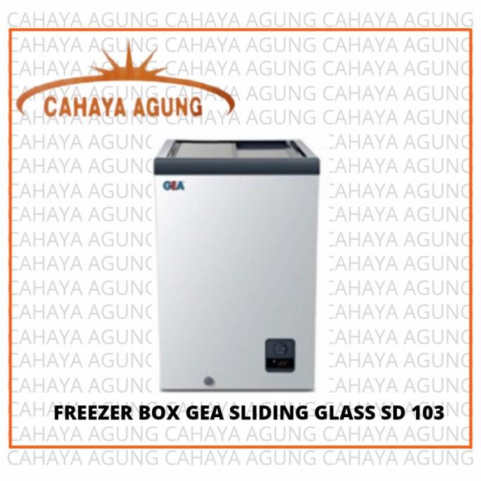 Jual FREEZER BOX GEA SLIDING FLAT GLASS SD103 SD-103 SD 103 CHEST ...