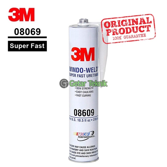 Jual Sealent 3m 08609 Windo Weld Super Fast Urethane Black 10 5oz 310ml