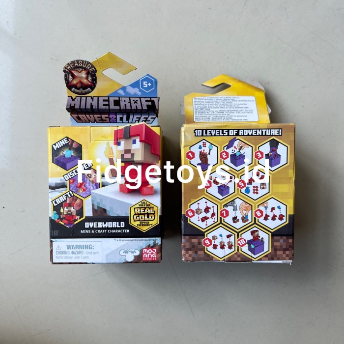 Jual Treasure X Minecraft Caves & Cliffs Overworld Minecraft | Shopee ...