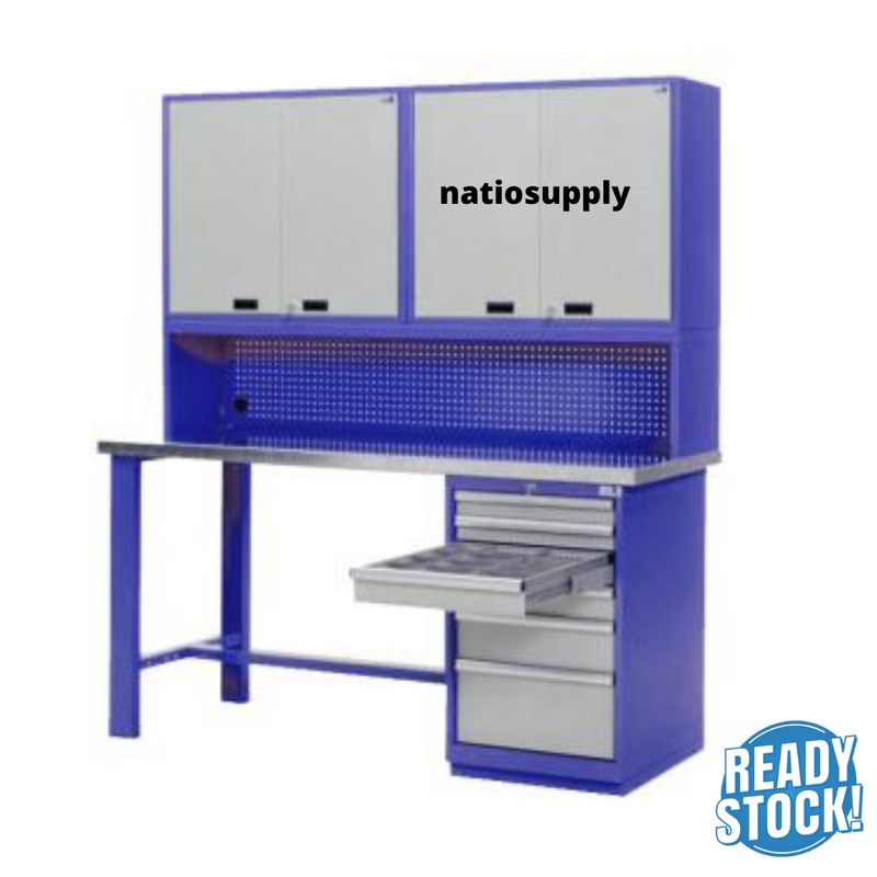 Jual Work Table Meja Kerja Bahan Steel | Shopee Indonesia