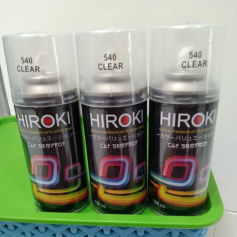 Jual pilok pilox cat semprot hiroki 150cc 540 clear 540 150cc pernis ...
