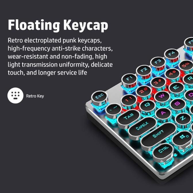 Jual Keyboard Gaming Hp Gk400Y - Rgb Blue Switch Mechanical Keyboard ...