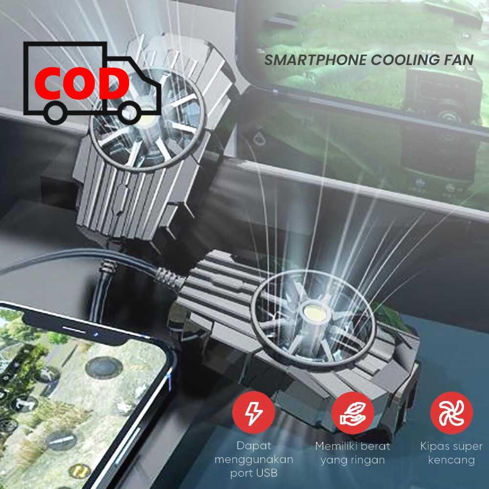Jual Kipas Pendingin HP Handphone Smartphone Cooling Fan USB Ringan ...