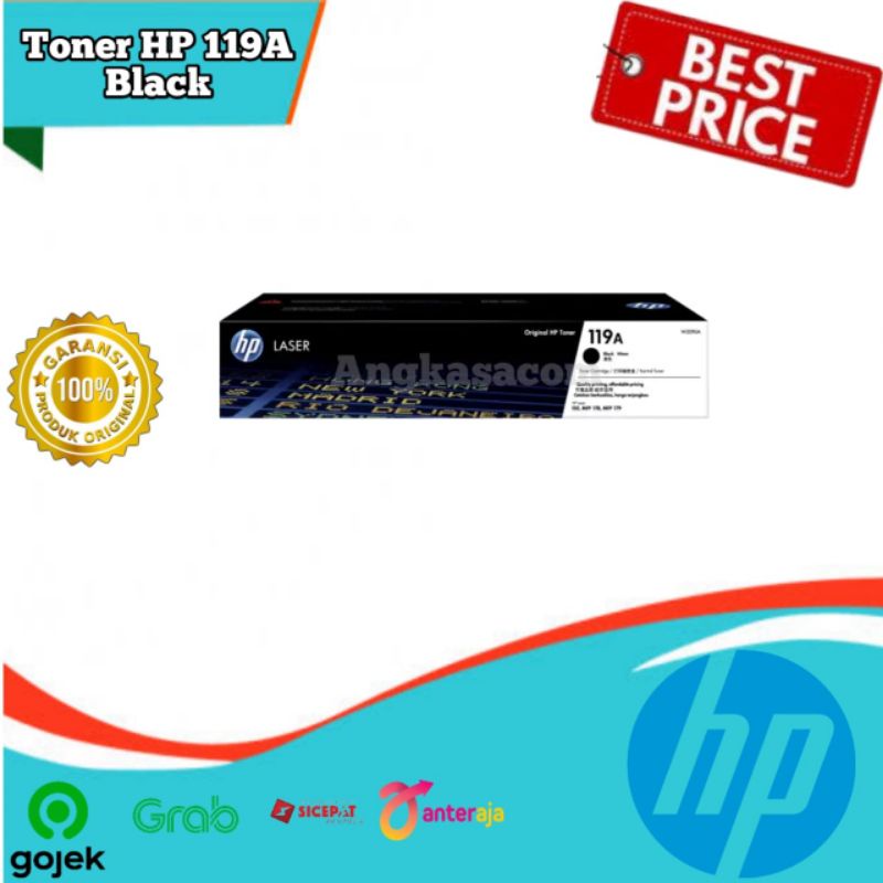 Jual Toner HP 119A Black Original LaserJet Cartridge (W2090A) | Shopee ...