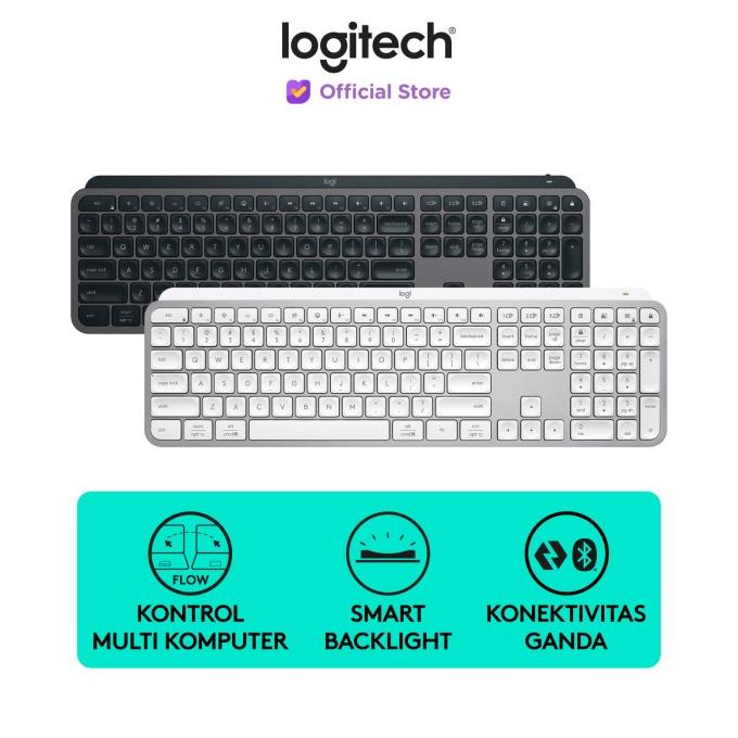 Jual Logitech MX Keys S Keyboard Wireless Bluetooth Smart Backlight ...