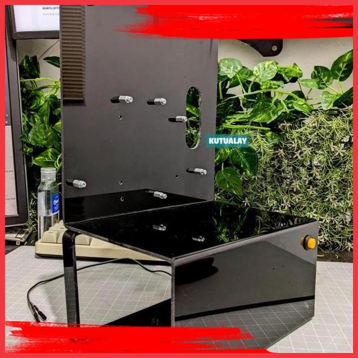 Jual Kutu Casing Akrilik Vertical Open Air V2 Mini Itx Micro Atx