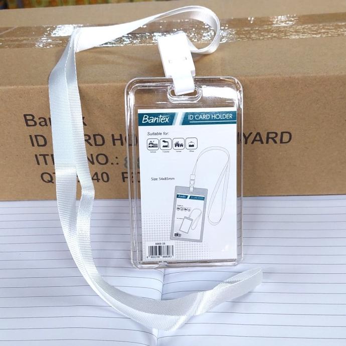 Jual Bantex Transparent ID Card Holder (per pcs) | Shopee Indonesia