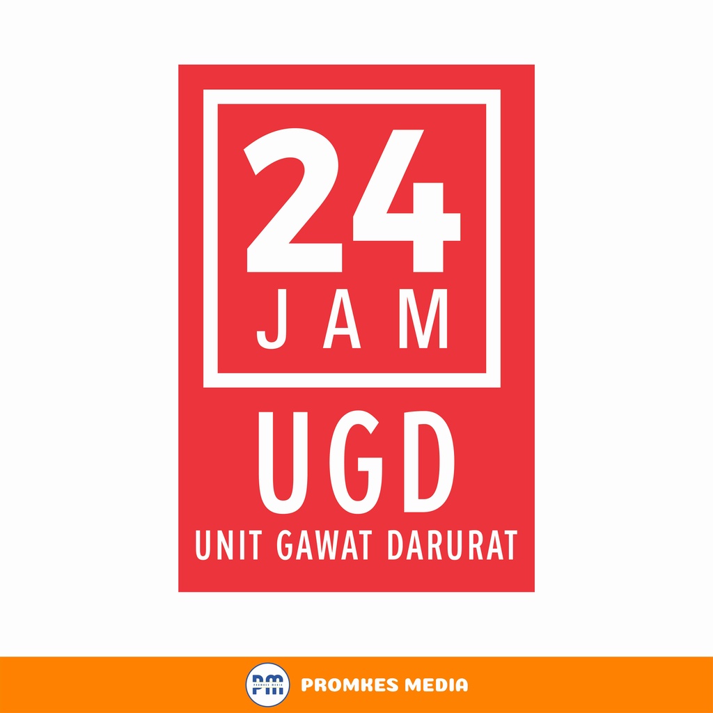 Jual Stiker UGD, UGD 24 Jam, Unit Gawat Darurat | Shopee Indonesia