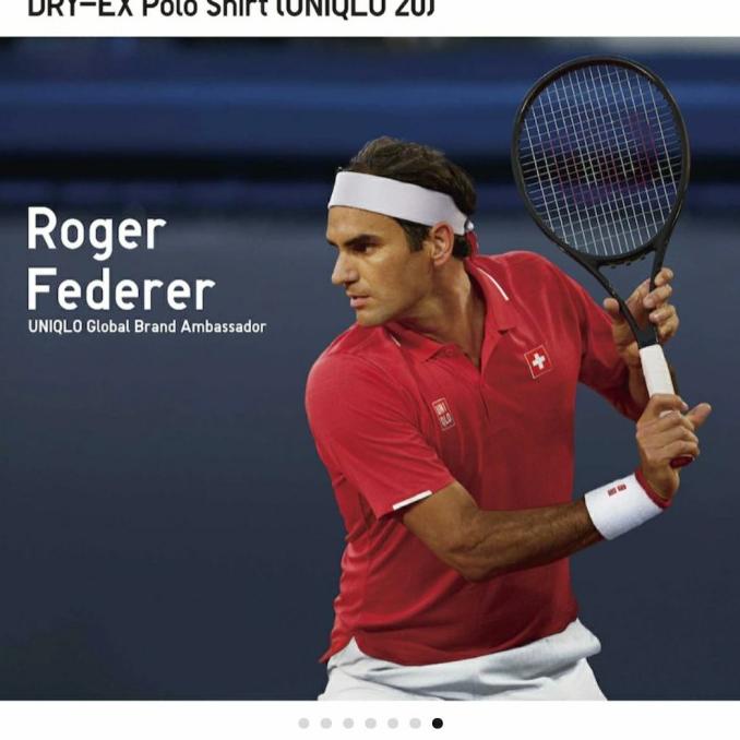 Jual Uniqlo Roger Federer Tennis original sale | Shopee Indonesia