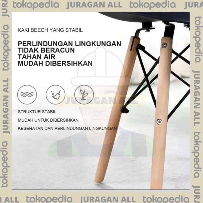 Jual Kursi Cafe/Kursi Milenial/Kursi Aesthetic/Kursi Eames | Shopee ...